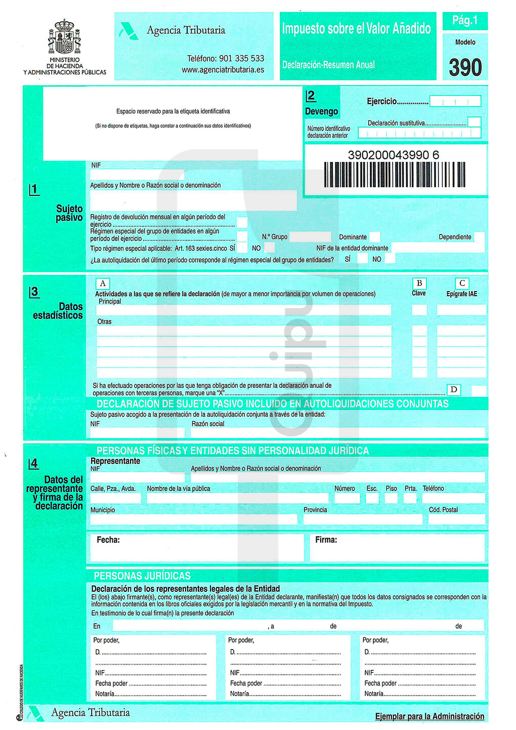Cómo rellenar el modelo 390. Resumen anual de IVA Tugestionlegal