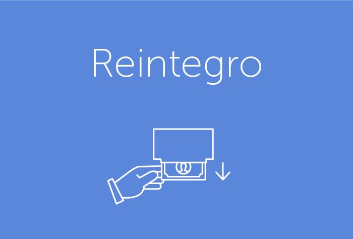 Reintegro cuenta bancaria concepto Tugestionlegal